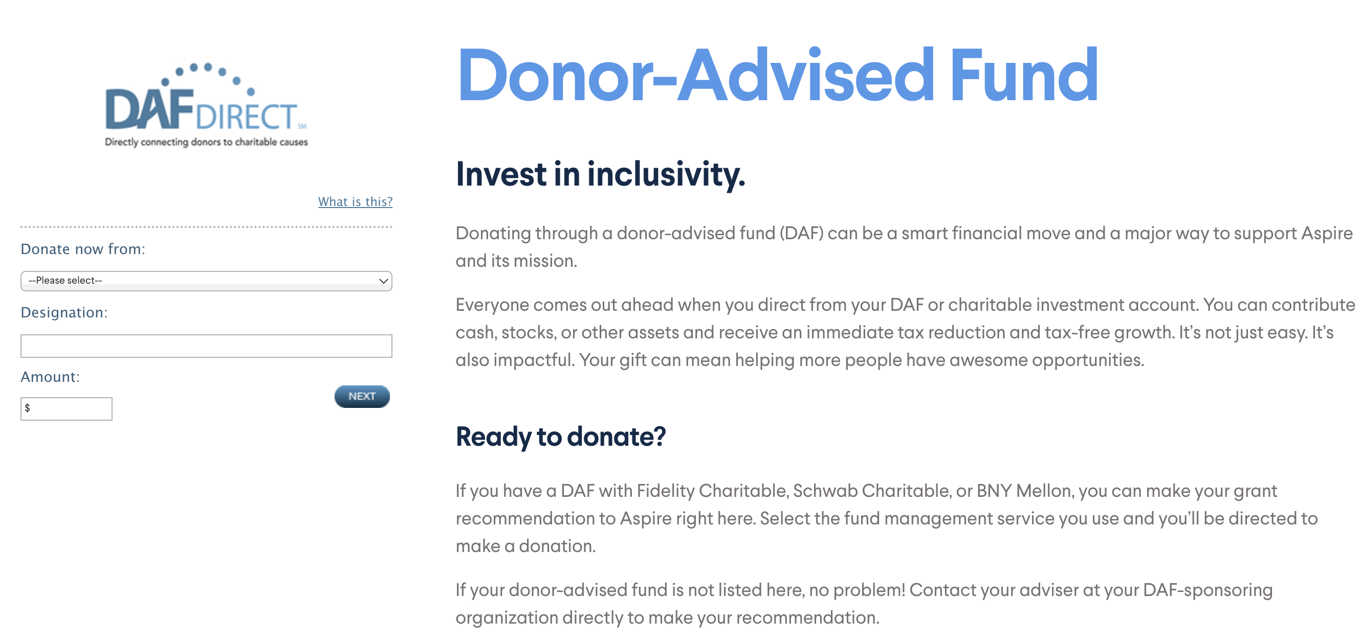 Why Nonprofits Should Develop a Donor-Advised Fund Strategy
